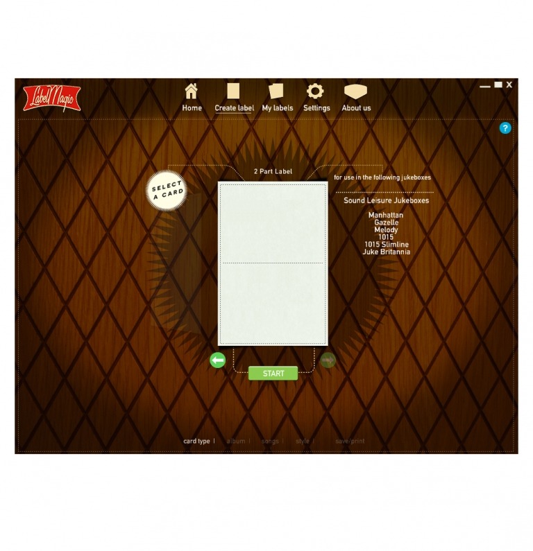 Label Magic Title Card Software - Sound Leisure Limited