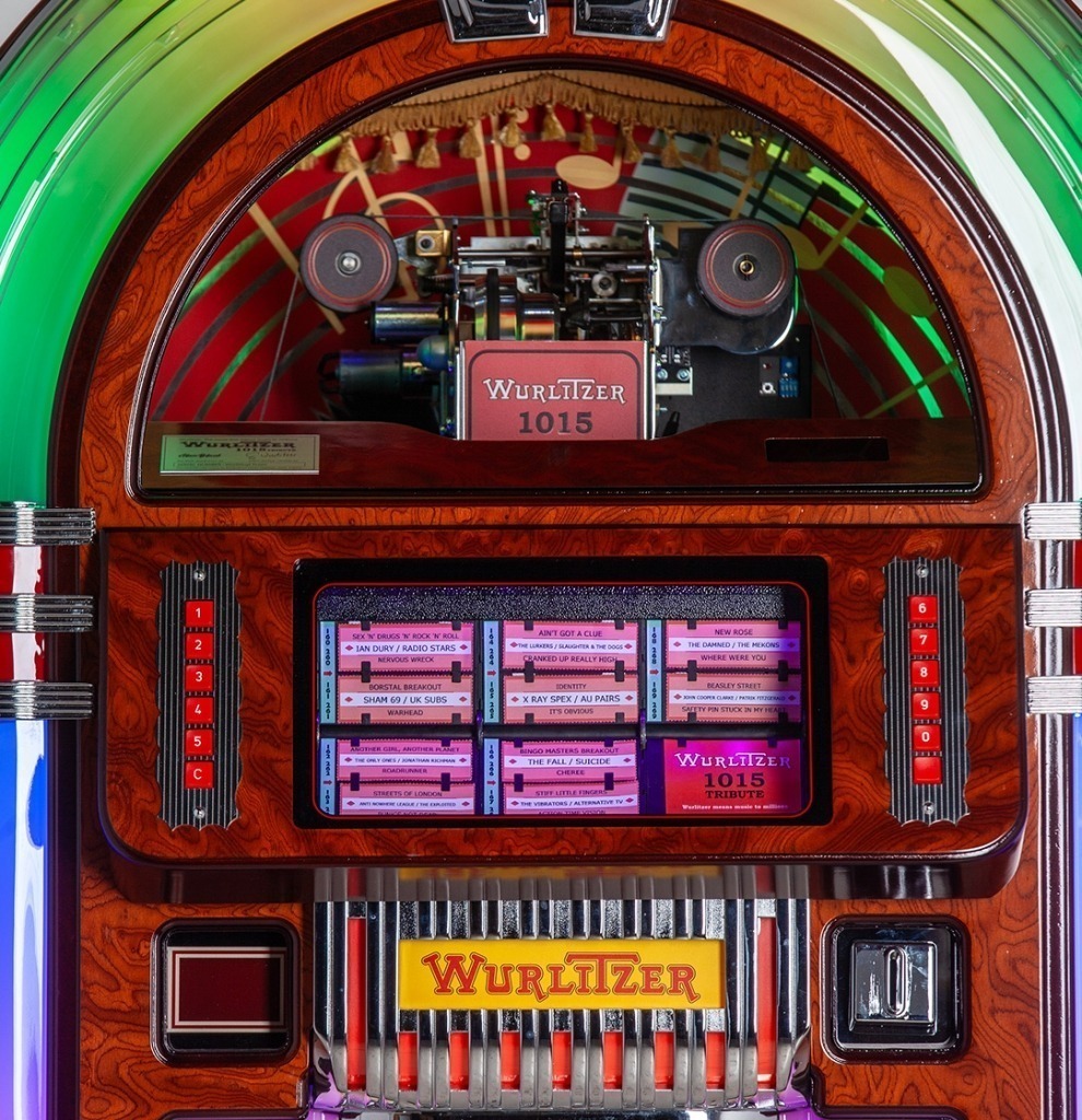 Wurlitzer 1015 'Tribute' 45Rpm Vinyl Jukebox - Sound Leisure Limited