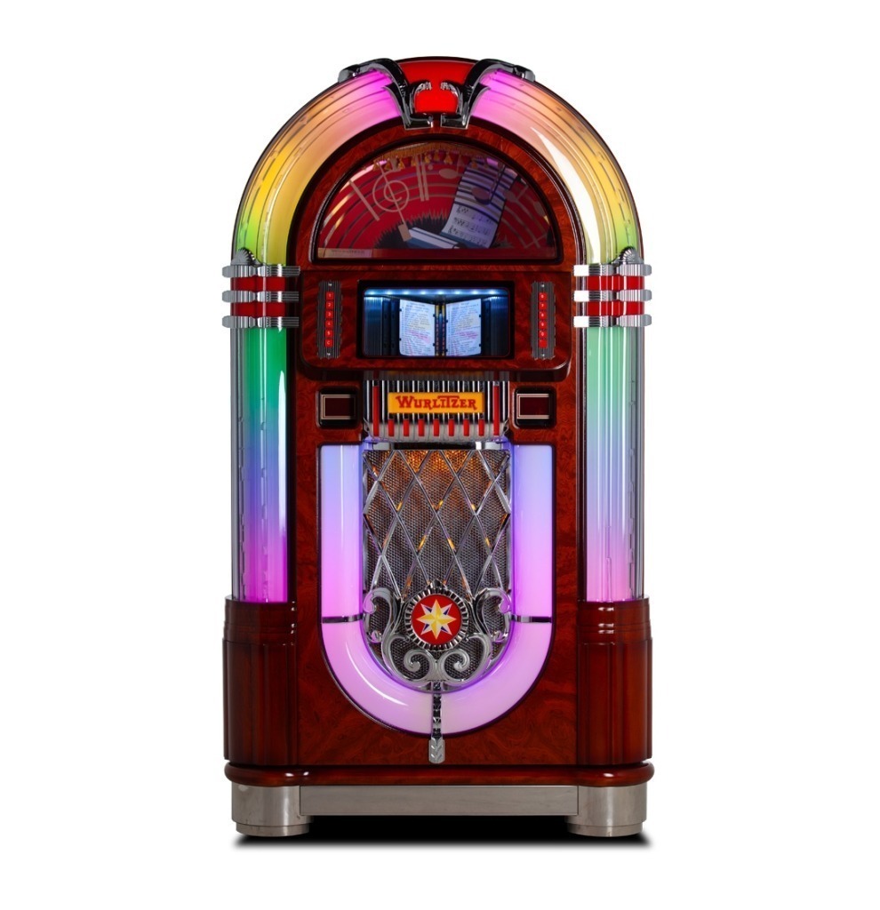 Wurlitzer 1015 'Tribute' Vinyl 10 x LP Jukebox - Sound Leisure Limited